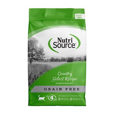 【官方旗舰店】NutriSource甄萃无谷鸡肉鱼肉全猫粮呵护肠道健康
