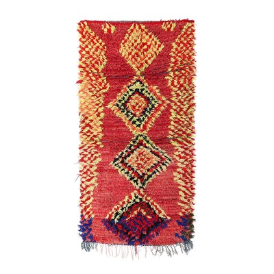 手工编织纯棉客厅床边毯现货a