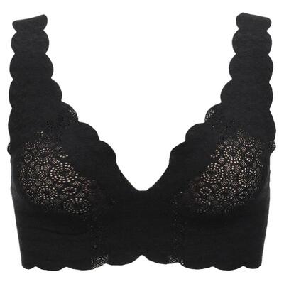 sloggi无痕蕾丝v领薄款舒适内衣