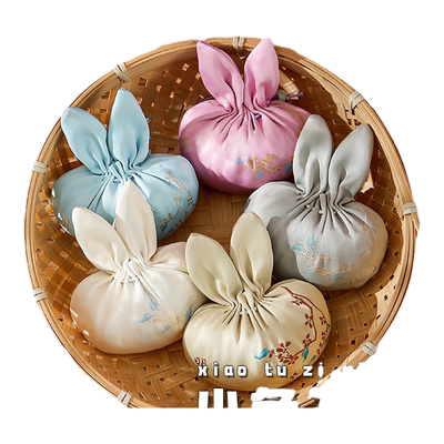 爱途适兔子袋空袋中秋节香包