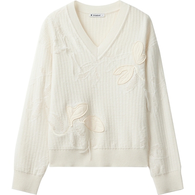 【播奥莱】播商场同款针织衫女春秋温柔气质毛衣BDR3SD1933