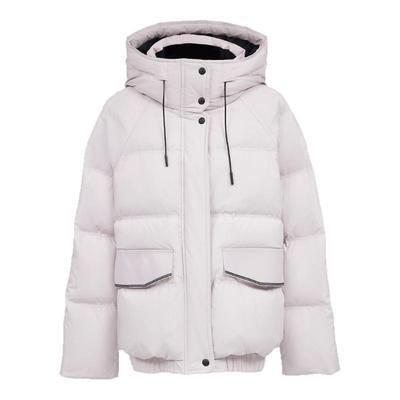 ONLY三防连帽立领宽松羽绒服