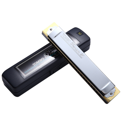 日本进口TOMBO通宝3521复音口琴