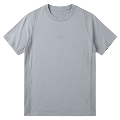 AFTERGLOW四季显大基础健身训练短袖 高弹四针六线速干运动TEE
