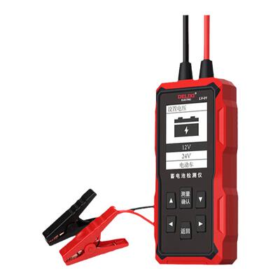 德力西EVF铅酸蓄电池测内阻12V24V电瓶车锂电池充电启动容量测试