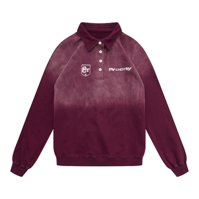 运动高街学院风翻领外套2024新款