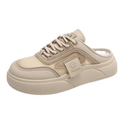 杨幂同款软底包头半拖女