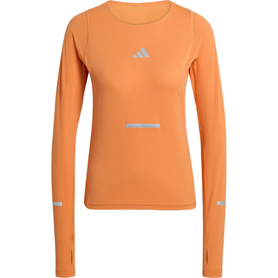 Adidas/阿迪达斯正品春秋女士跑步运动经典修身圆领长袖T恤JY9753