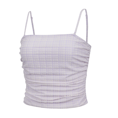 Seersucker Check 女士泡泡纱细肩带背心丨lululemon丨 LW1FPMS
