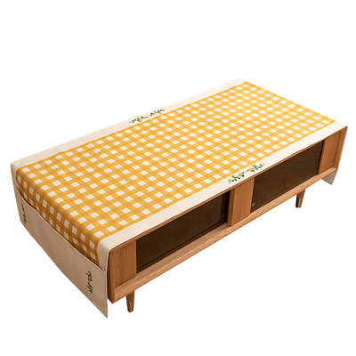 北欧风格纹茶几布棉麻防溅水防尘