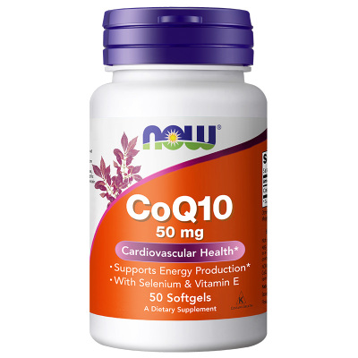 NOW辅酶Q10硒E软胶囊