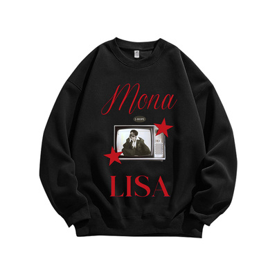 BTS Jhope solo monalisa印花粉丝应援周边重磅纯棉卫衣男女同款