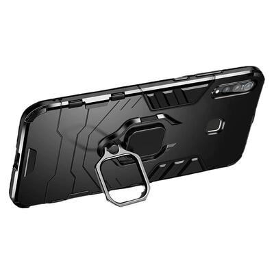 适用vivoz6手机壳全包边硅胶防摔vivoz5x保护套vivoz3x黑豹vivoz3i铠甲z1车载磁吸隐形一体指环支架z5男款