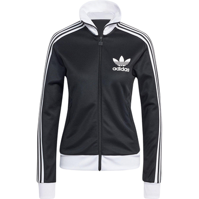 Adidas/阿迪达斯正品三叶草女士经典复古翻领夹克外套IW3174