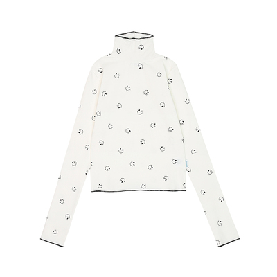 LKOD满印笑脸辣妹长袖