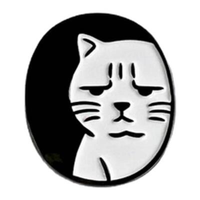原创插画胸针好嗨森猫小众饰品