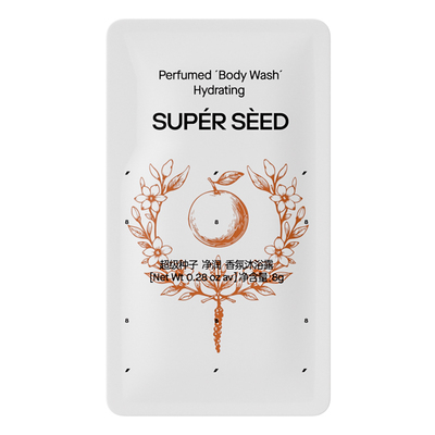 超级种子橘子汽水香氛沐浴露体验装8g u先
