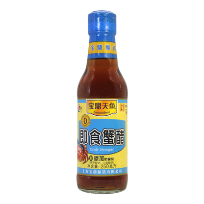 宝鼎天鱼即食蟹醋250ml小瓶