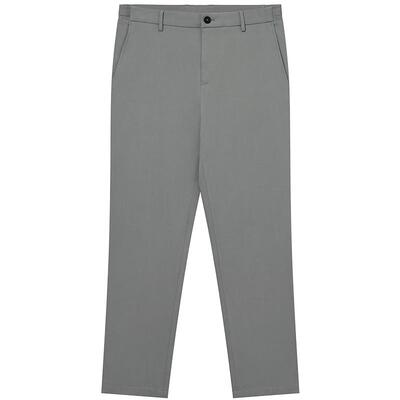 【春夏甄选】Hazzys哈吉斯英伦商务净色春款男装舒适潮流长裤下装