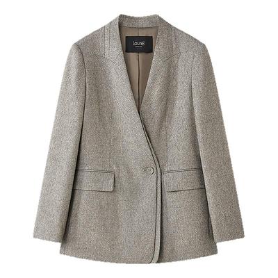 【金葱羊毛混纺料】Laurel劳芮新款鎏光时代西装LWL363T03800