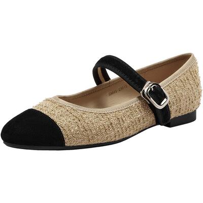 Bata浅口玛丽珍女春秋新款百搭法式小香风玛丽珍单鞋5A011CQ5