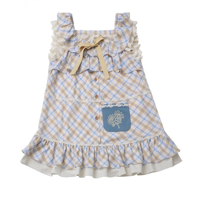 pinksavior【葵野小镇】向日葵暖色系夏日设计感少女套装