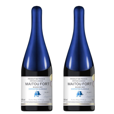 法国进口红酒16度礼盒装蜡帽高度葡萄酒搭女士低度微醺酒送礼好酒