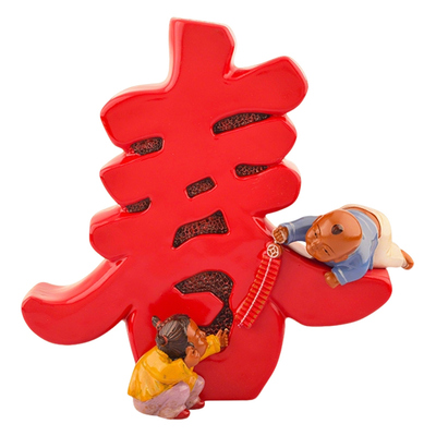 现货正品李居明2026马年吉祥物春风得意摆件客厅喜庆添丁桃花摆设