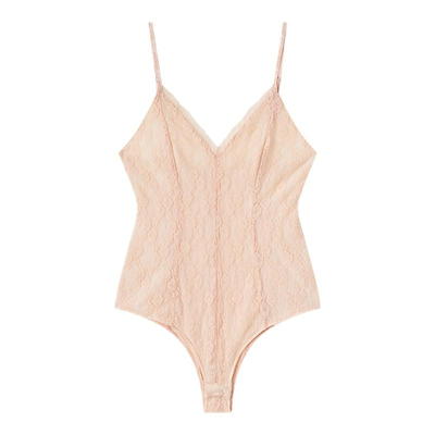 蕾丝复古法式吊带连体衣