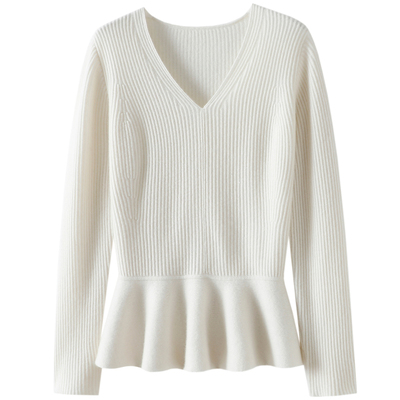 启超官方高端100%纯山羊绒衫