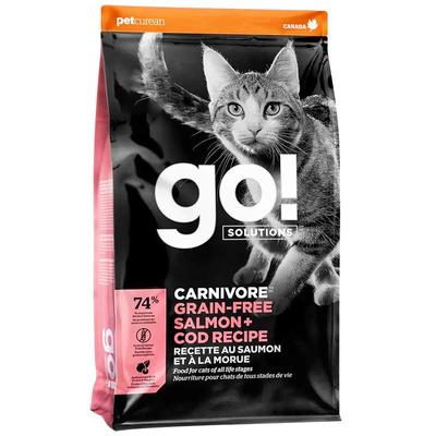 GO!猫粮无谷三文鱼鳕鱼猫3.63kg