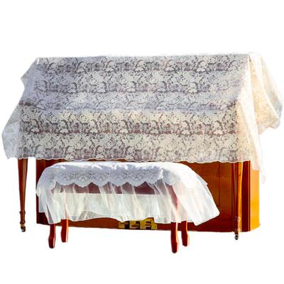 MissPeony蕾丝绣花轻奢钢琴盖布