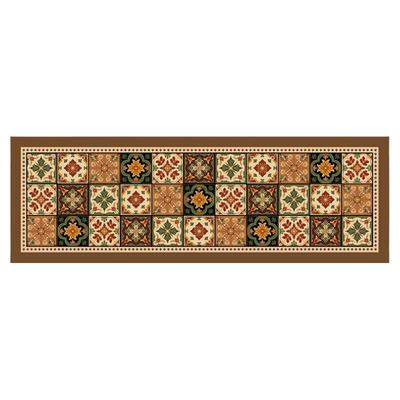 伴居年华复古皮革防烫防油边柜垫