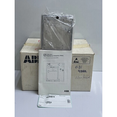 ABB SPAE 010MA HIGH IMPEDANCE PROTECTION RELAY
