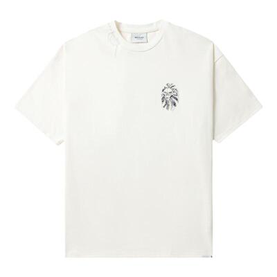 BAPEBLACK刺绣图案T恤