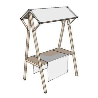 集市摊位展示架促销价木质折叠