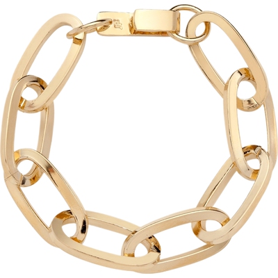 【38礼物】Jennifer Fisher 女黄铜镀10K金链条手链