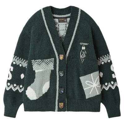 SNIDEL HOME2025秋冬新品哈利波特合作款V领针织开衫SHNT255082