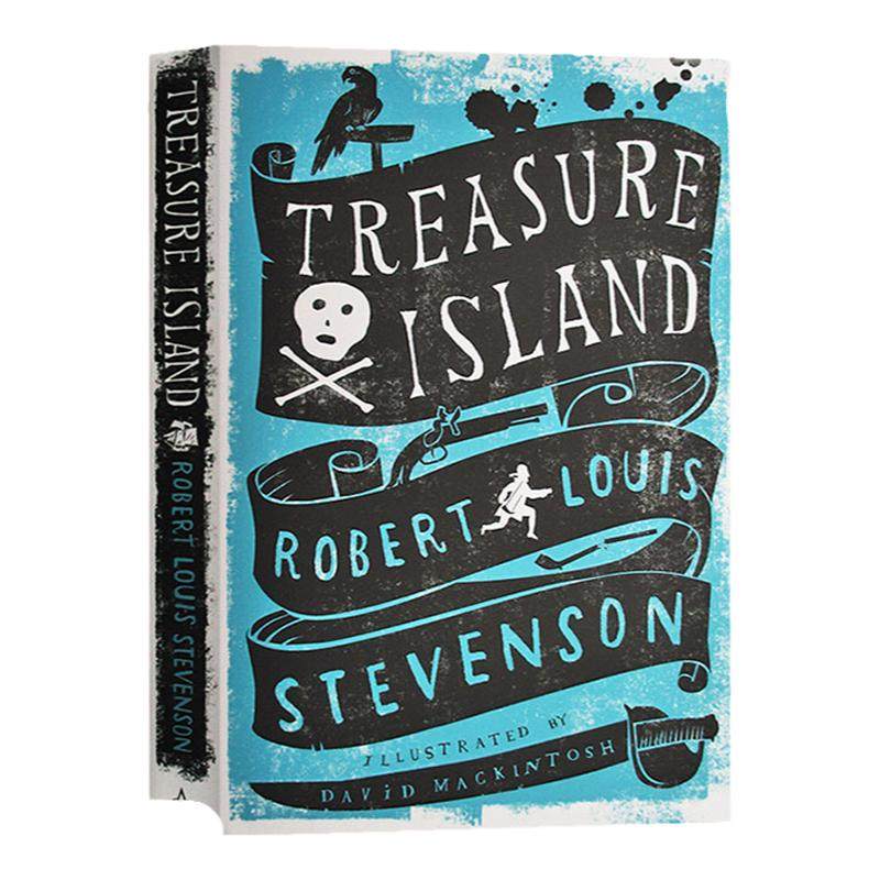Treasure Island金银岛英文原版小说经典文学名著海盗与藏宝传奇冒险故事史蒂文森Robert Louis Stevenson正版进口英语书籍_虎窝淘