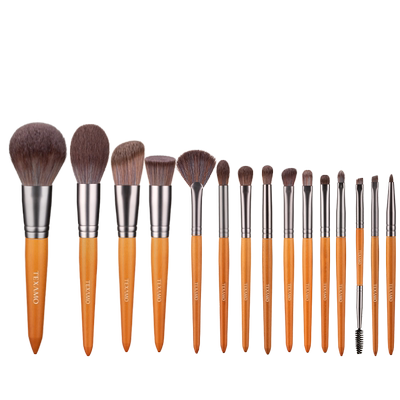 黛末木色15支化妆刷套装