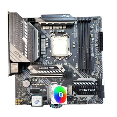 微星B460M迫击炮/i5 10400F i7 10700KF i3 10100主板CPU套装二手