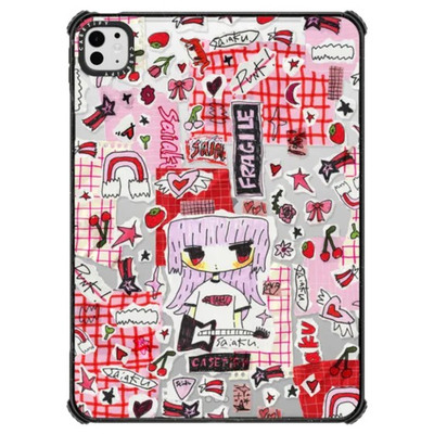 粉红摇滚拼贴CASETiFY苹果平板壳