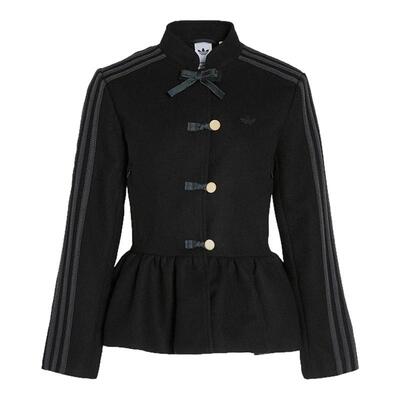 劲浪adidas阿迪达斯三叶草马年新款女子中式休闲夹克外套KR5068