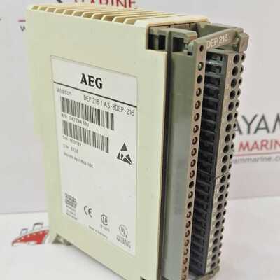 AEG MODICON DEP 216 / AS-BDEP-216 DISCRETE INPUT MODULE 16X2