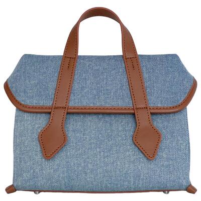 jpj邮差包撞色百搭牛仔包