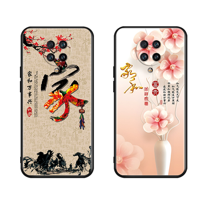 luckrider适用于红米k30pro手机壳m2001j11c新款创意m2001j11e全包防摔redmik3opr彩绘国风软壳网红保护套男