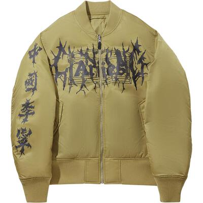 李宁Aries宽松棒球领男棉夹克