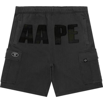 Aape口袋水洗嘻哈潮流休闲短裤