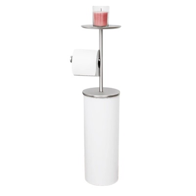 Umbra卫生间纸巾架落地立式浴室不锈钢卷纸架马桶免打孔厕纸架子