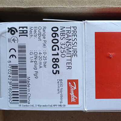 议价丹佛斯MBS3250 060G1865压力传感器，全新原厂，型号咨询